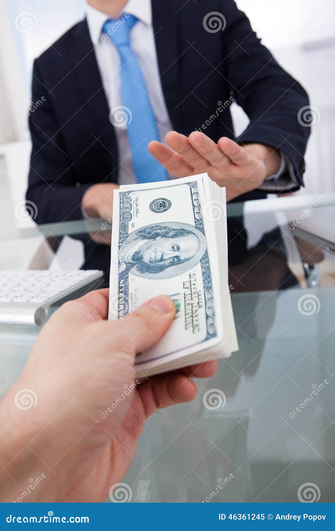 Businessman Refusing To Answer On Phone Call Royalty-Free Stock ...