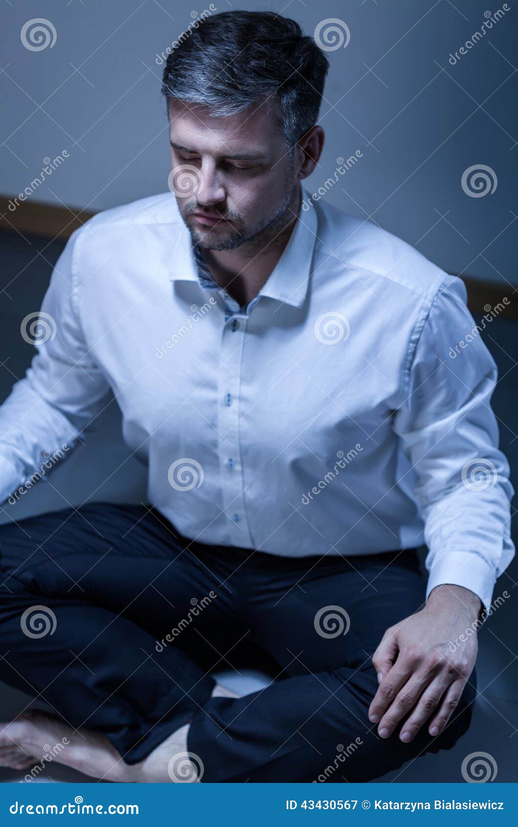 Businessman Resting in the Office Stock Image - Image of office ...