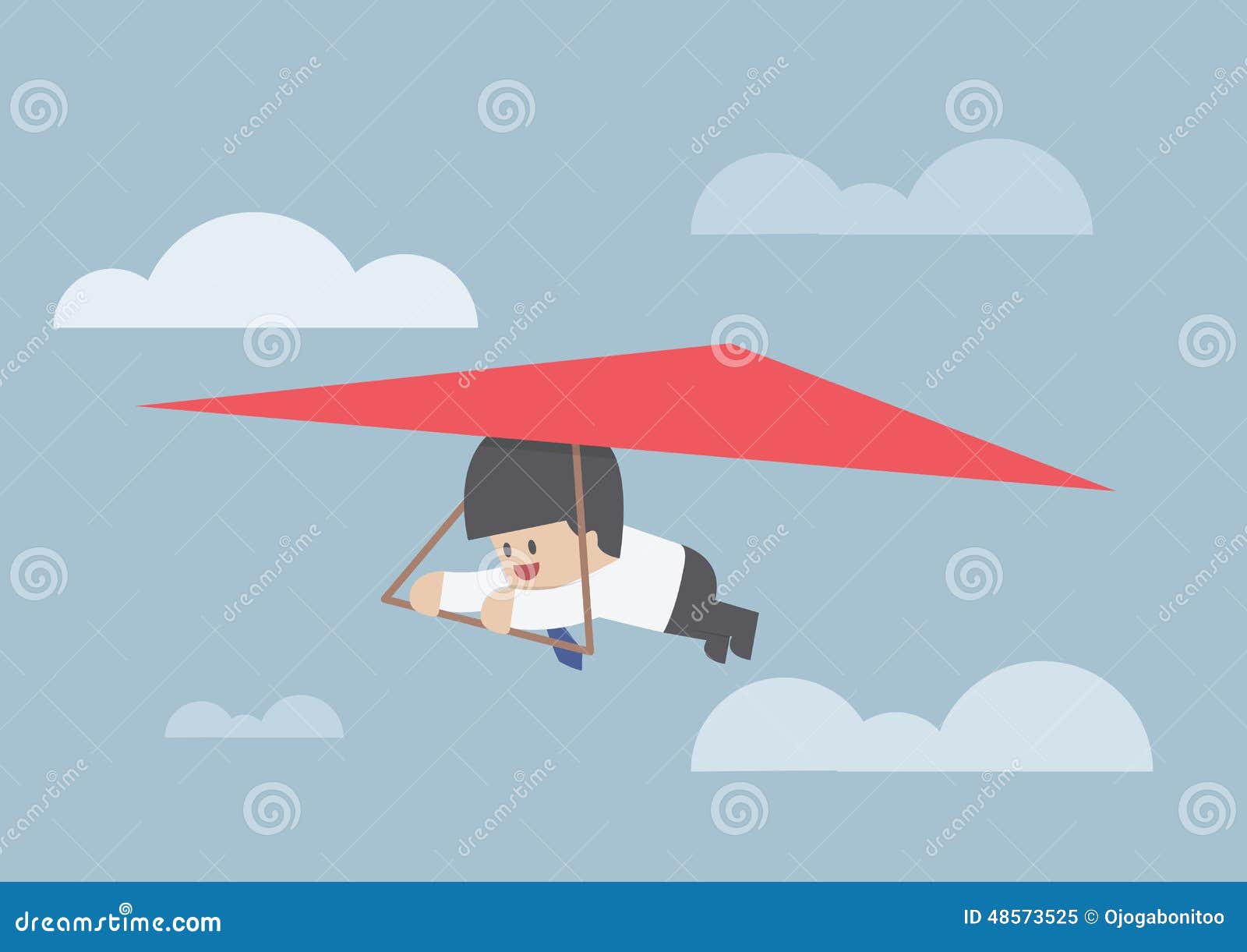 Hang Glider Vector Cartoon Illustration. | CartoonDealer.com #109163468