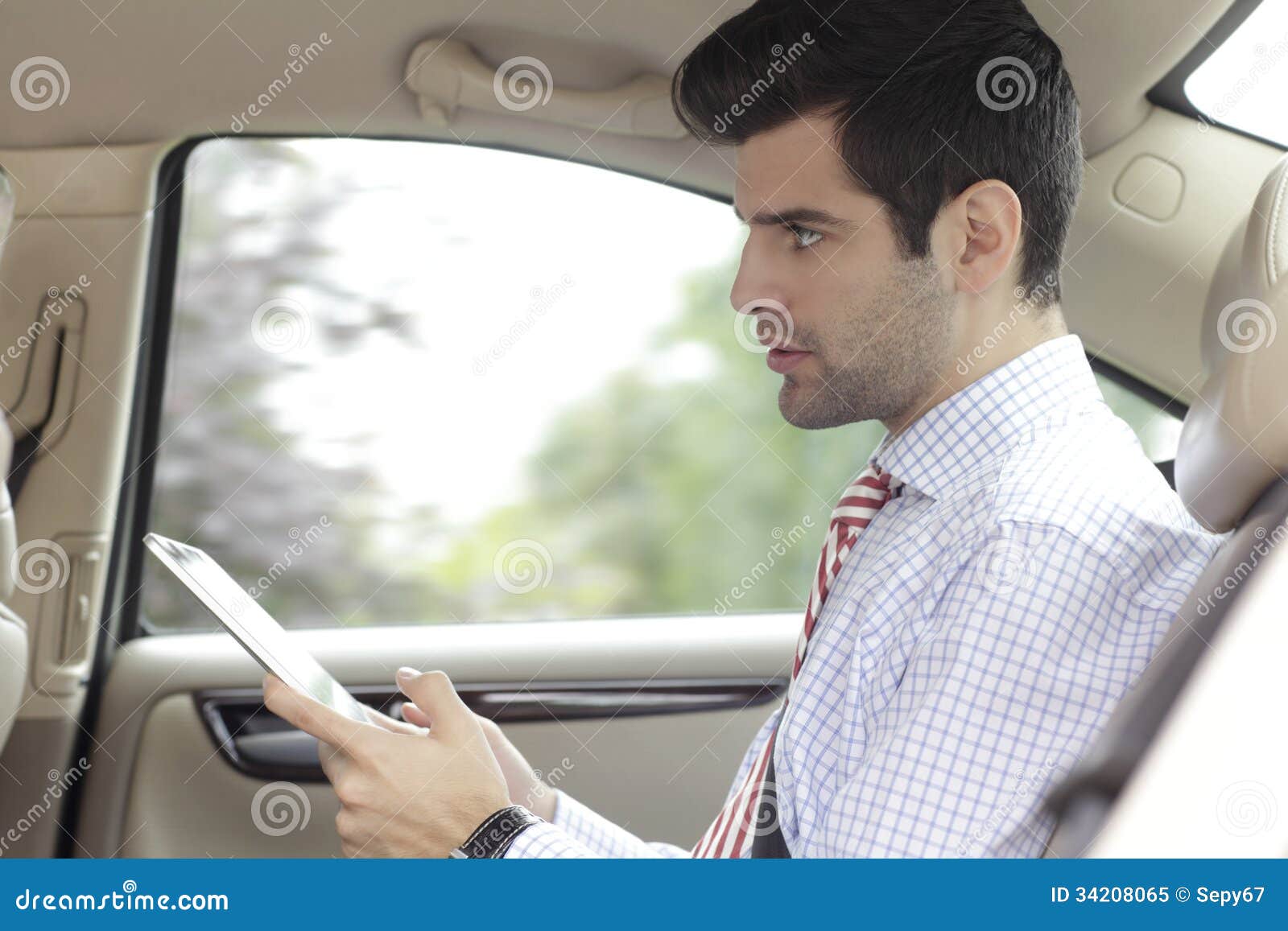 Businessman on the road stock image. Image of chauffeur - 34208065