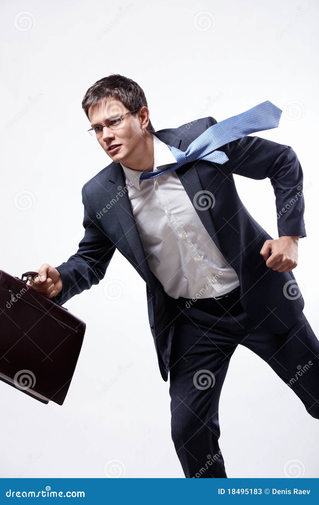 Businessman running stock image. Image of people, attractive - 18495183
