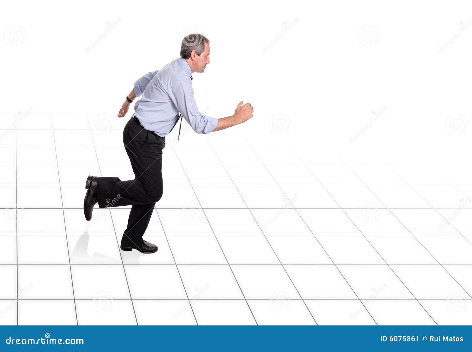 Businessman running stock image. Image of tiled, executive - 6075861