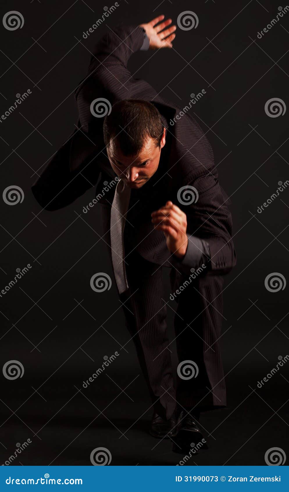 Businessman, Running Forward Stock Image - Image of race, caucasian ...