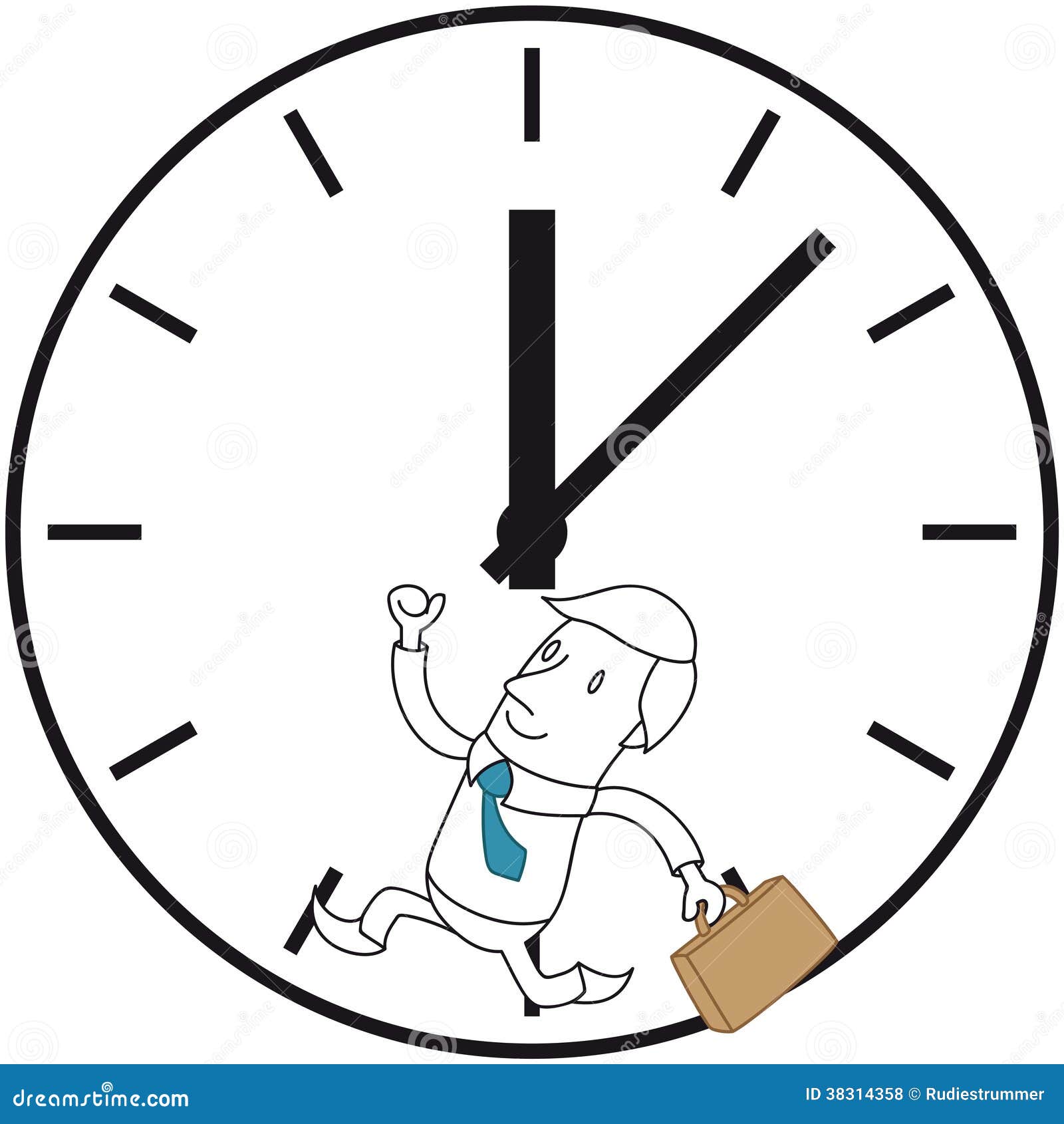 Businessman Running in Huge Clock Stock Vector - Illustration of busy ... Businessman Running in Huge Clock Stock Vector - Illustration of busy ...
