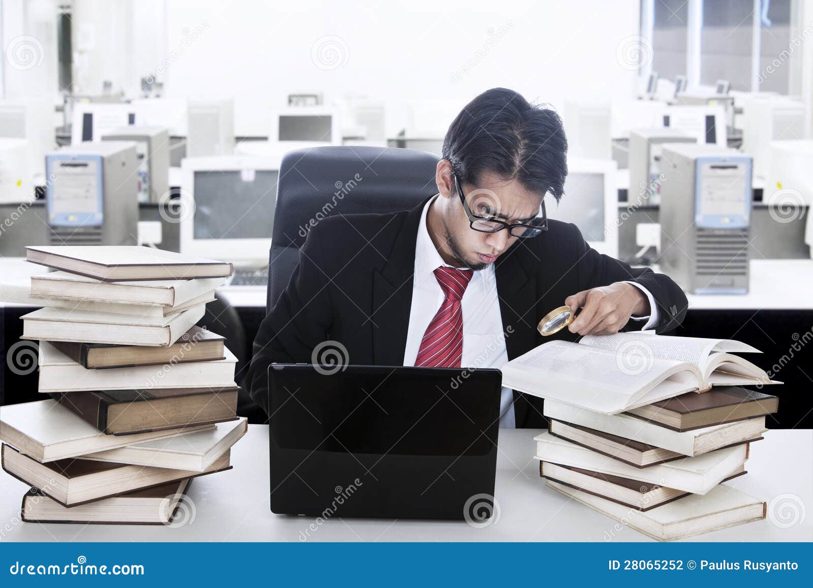 Businessman Running Out of Time Stock Photo - Image of business, clock ...