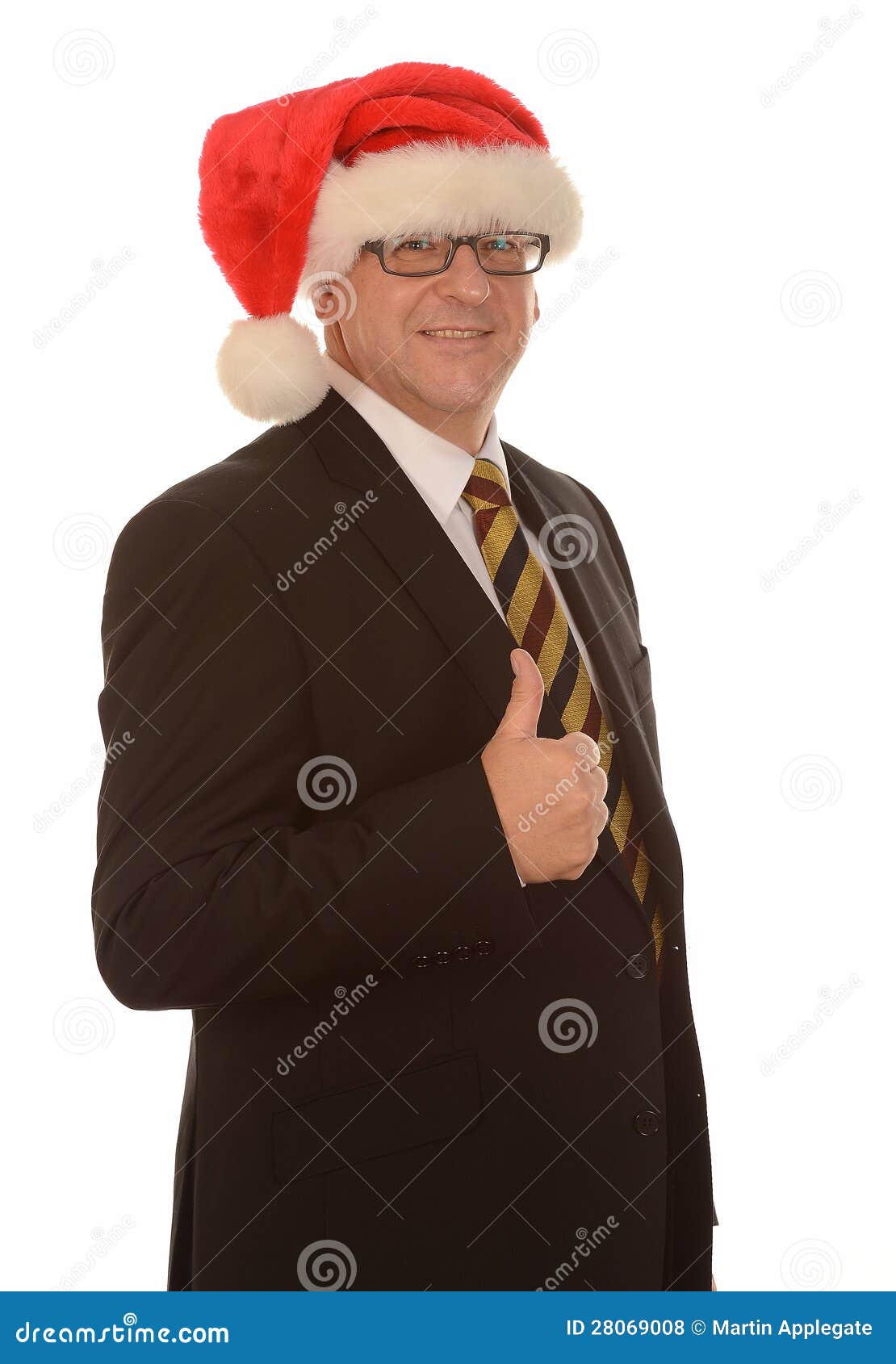 Businessman Santa Claus stock photo. Image of santa, holiday - 28069008