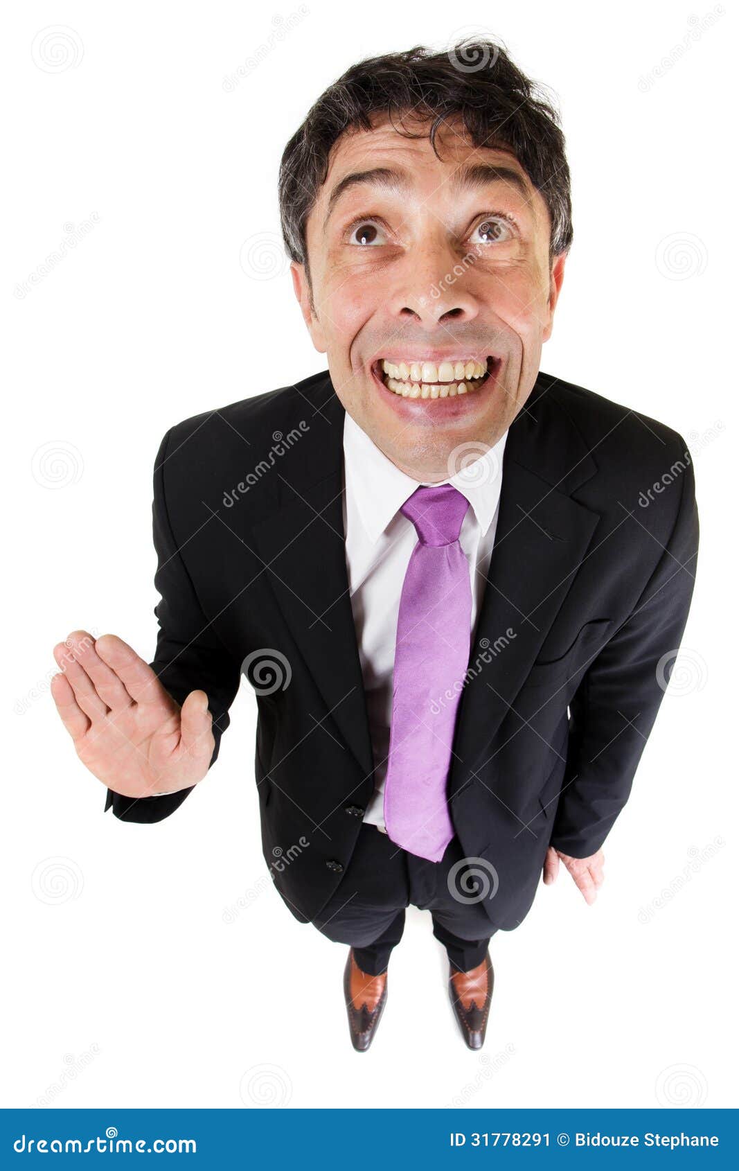Businessman Saying Hello Stock Image - Image: 31778291