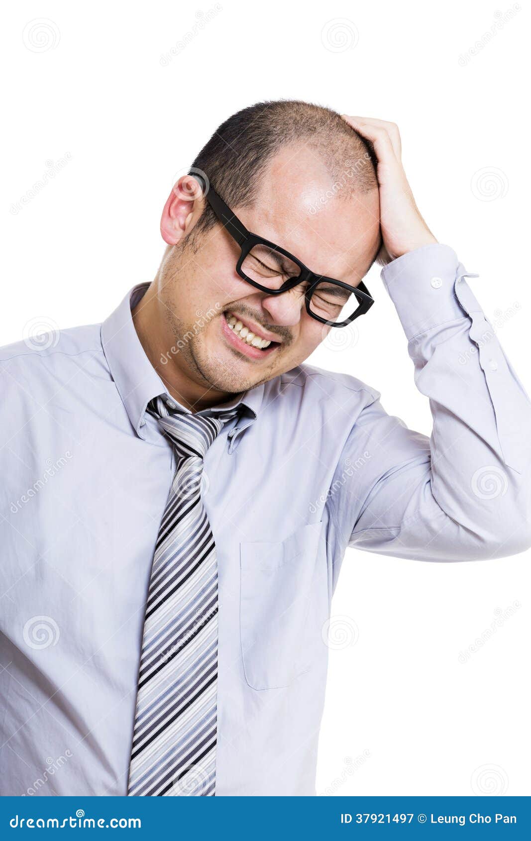 Businessman Scratching His Head Stock Image - Image of manager, person ...