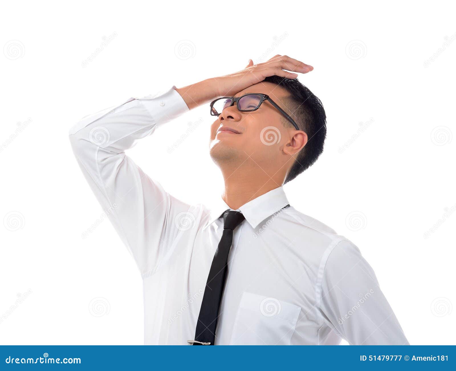 Businessman Scratching His Head Stock Image - Image of decision ...