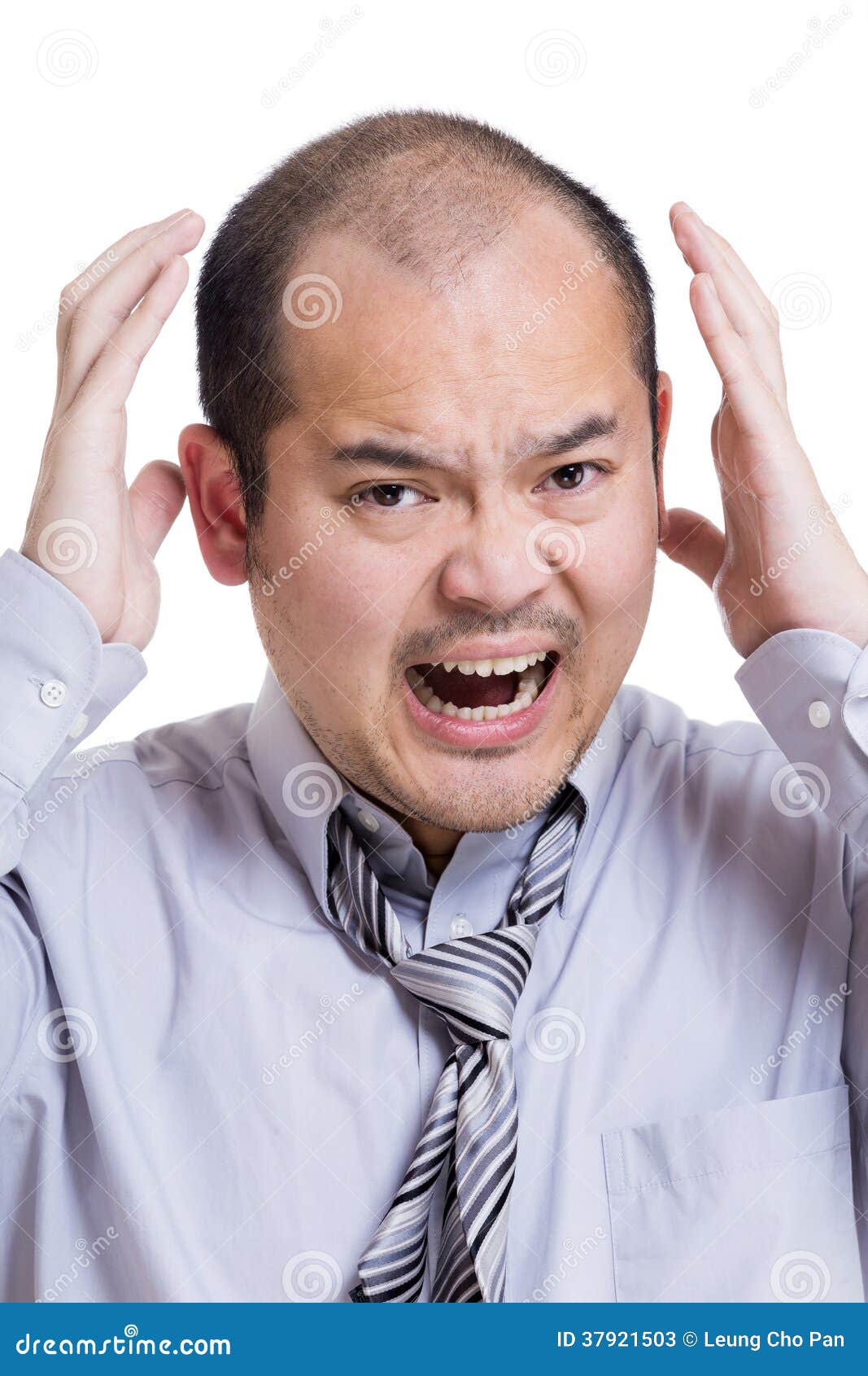 Businessman screaming stock image. Image of manager, open - 37921503