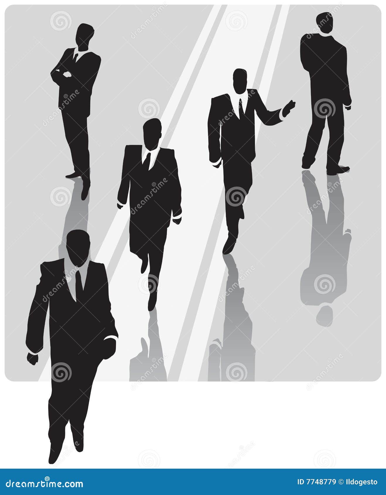 Businessman with Security Team Stock Vector - Illustration of ...