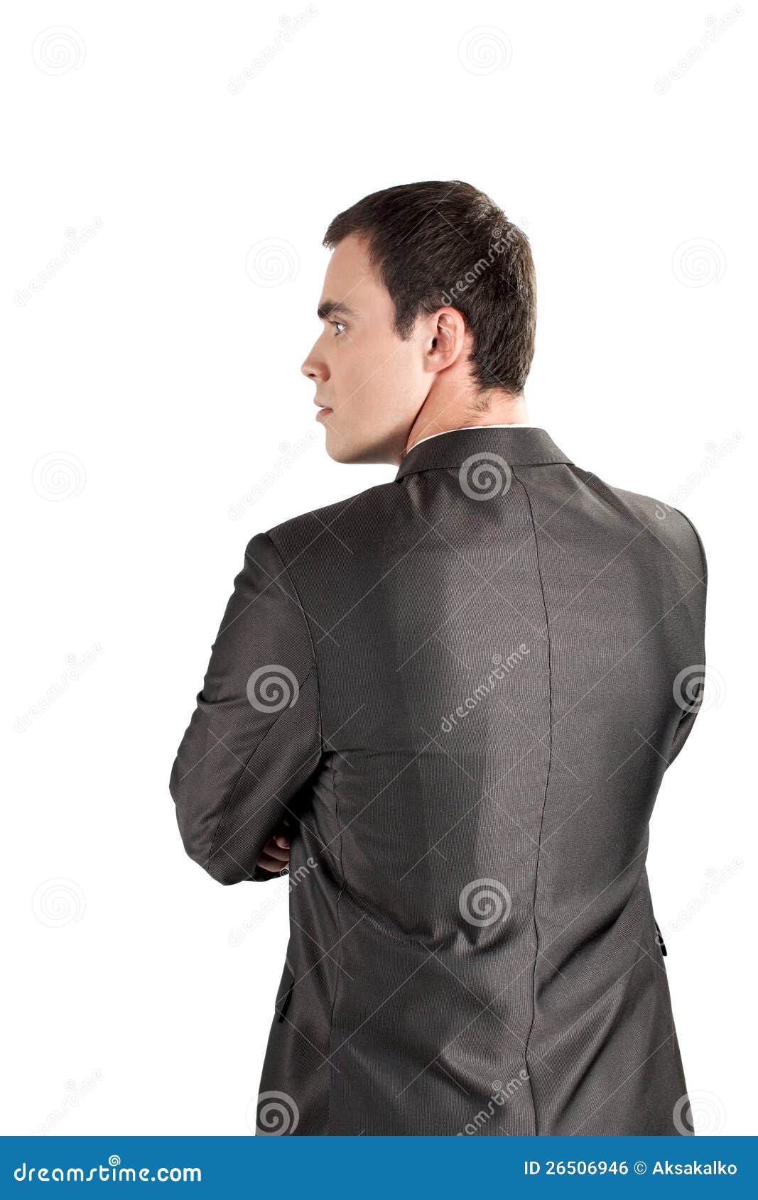 Businessman Seen from Behind Stock Photo - Image of boss, adult: 26506946