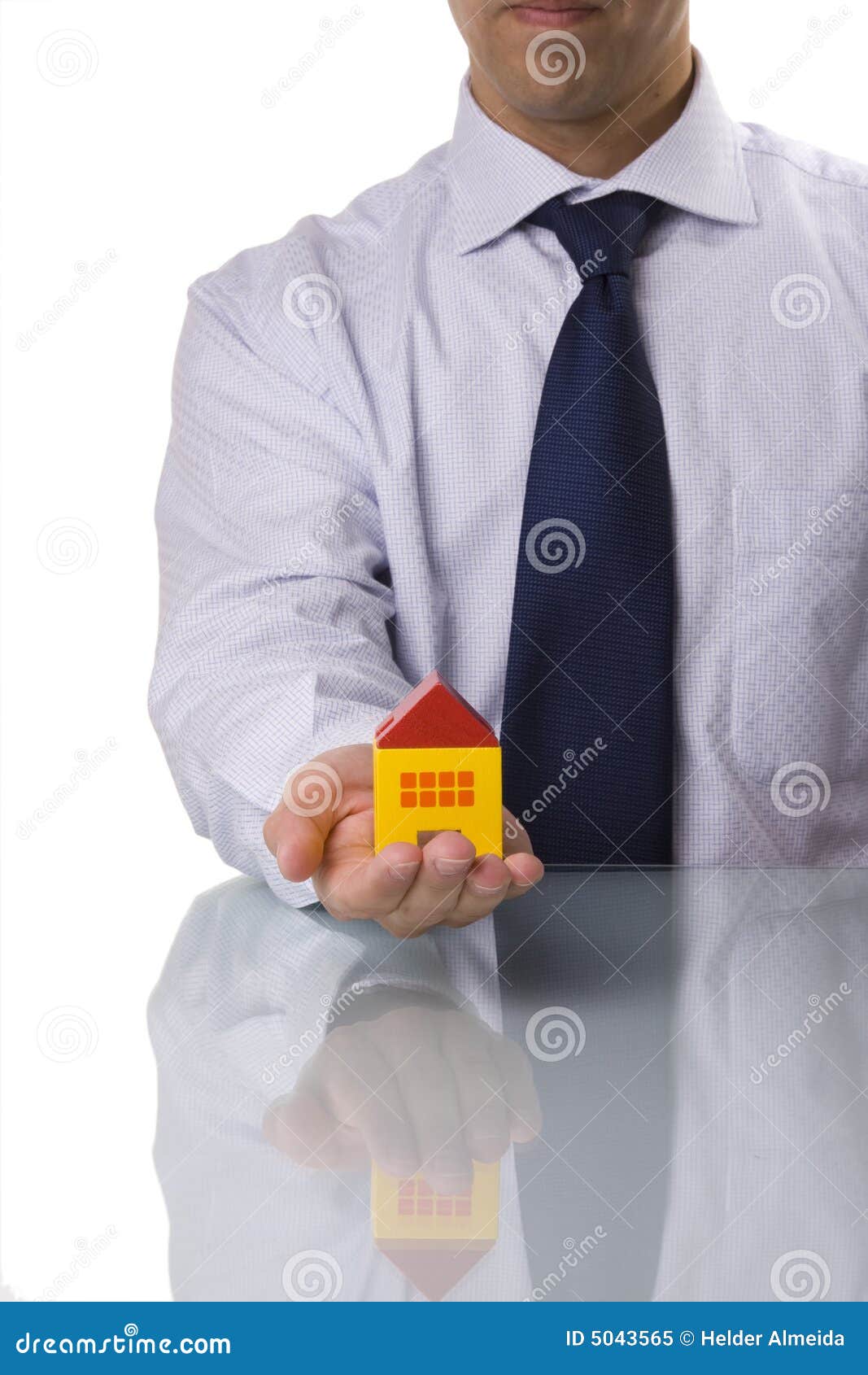 Businessman Selling a House Stock Image - Image of home, customer: 5043565