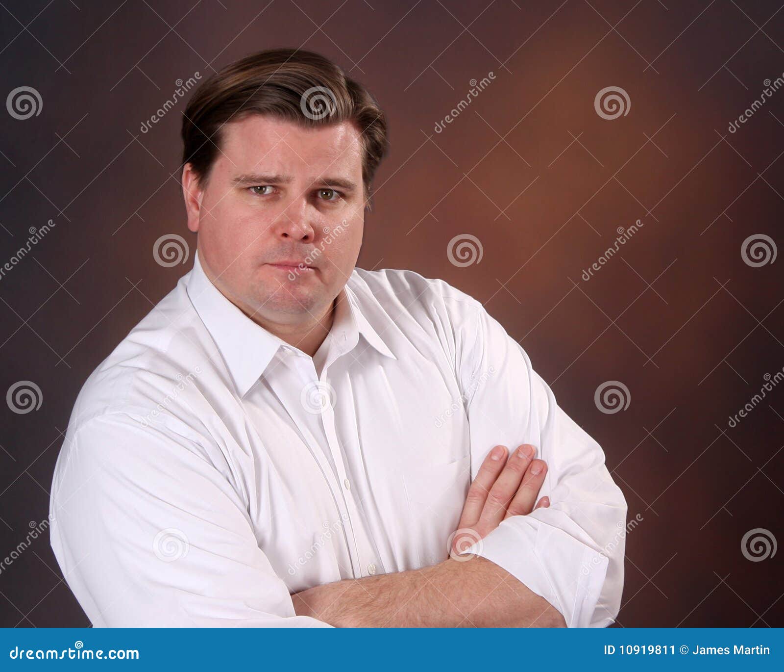 Businessman in Shirtsleeves Stock Image - Image of leadership, folded ...