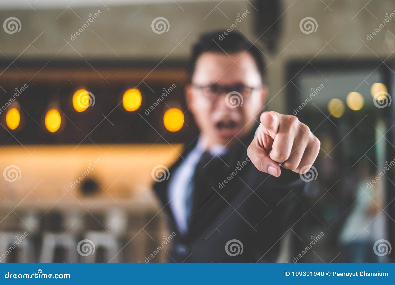 Businessman Shouting and Pointing Finger To Camera. Stock Photo - Image ... Businessman Shouting and Pointing Finger To Camera. Stock Photo - Image ...