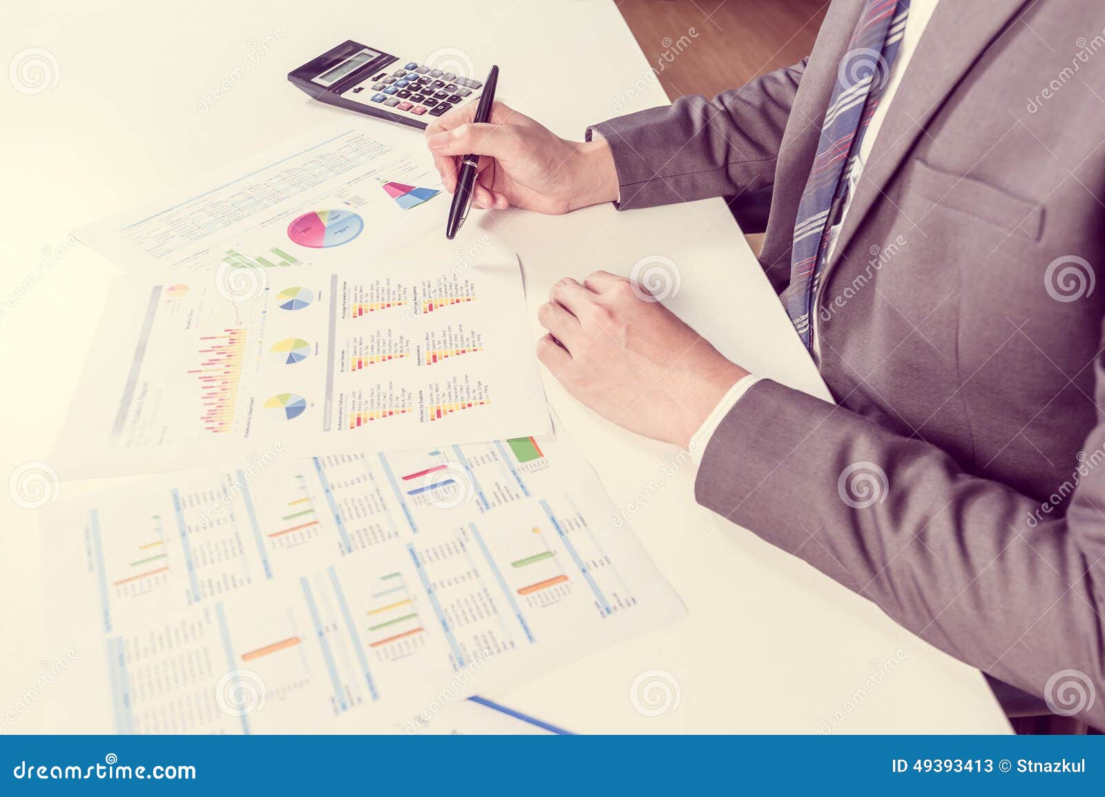 Businessman Show Analyzing Report, Business Performance Stock Image ... Businessman Show Analyzing Report, Business Performance Stock Image ...