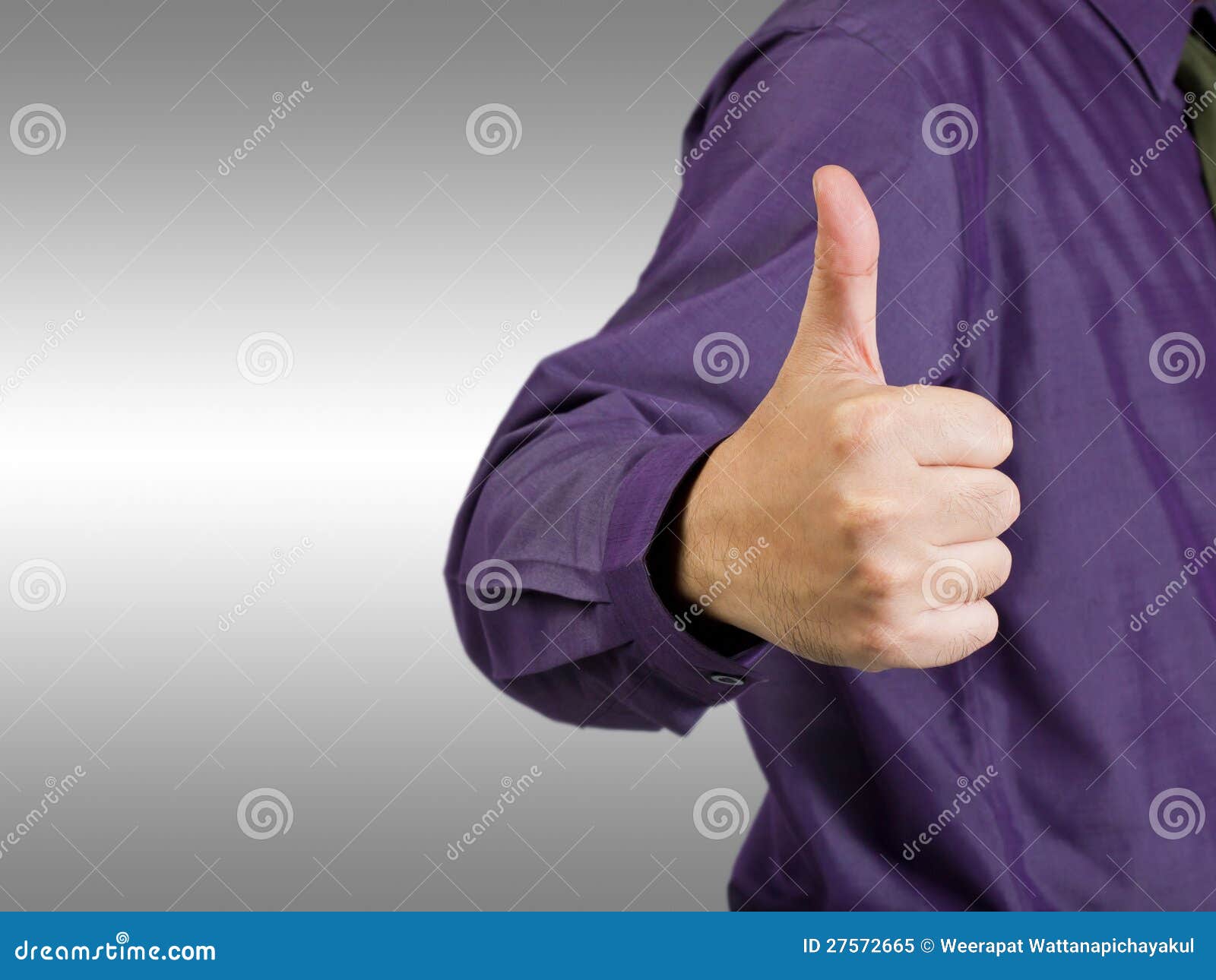 Show Thumb Up Their Hand To Demonstrating Their Agreement To Sign ...