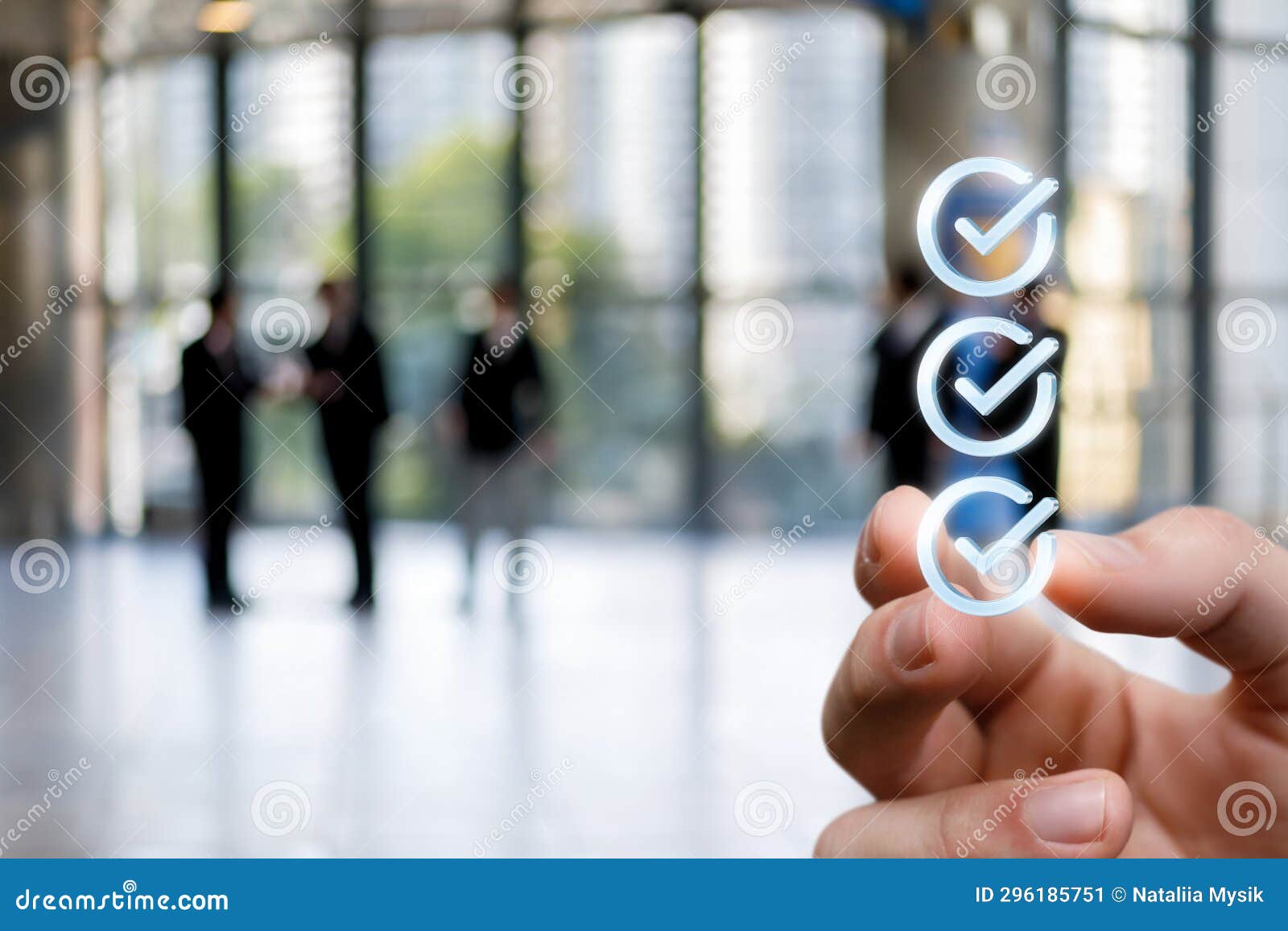 Businessman Showing Completed Tasks Stock Image - Image of human ...