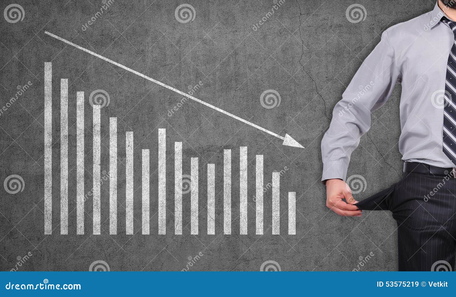 Businessman Showing Empty Poket Stock Image - Image of growth, boss ...