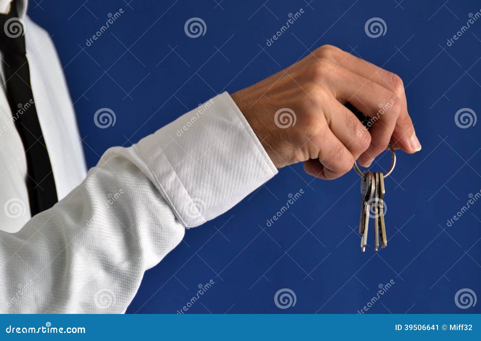Businessman showing keys stock image. Image of communication - 39506641