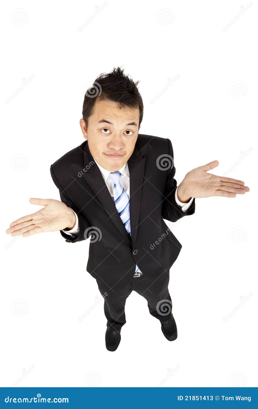 Businessman shrugging stock image. Image of occupation - 21851413