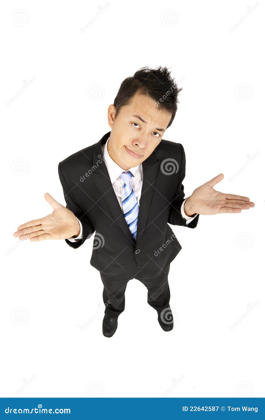 Businessman shrugging stock image. Image of uncaring - 22642587