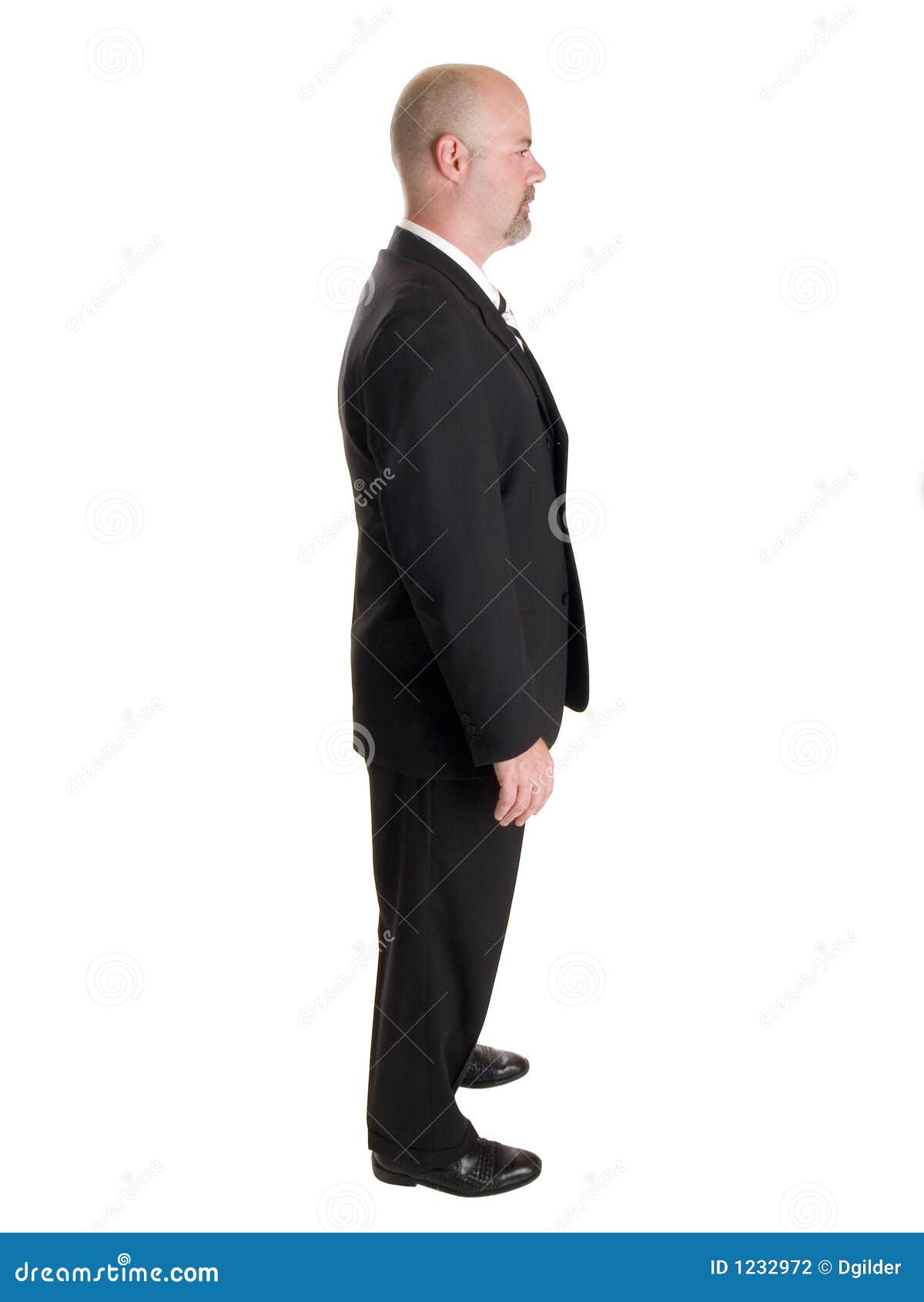 Businessman side view stock photo. Image of full, sideways - 1232972