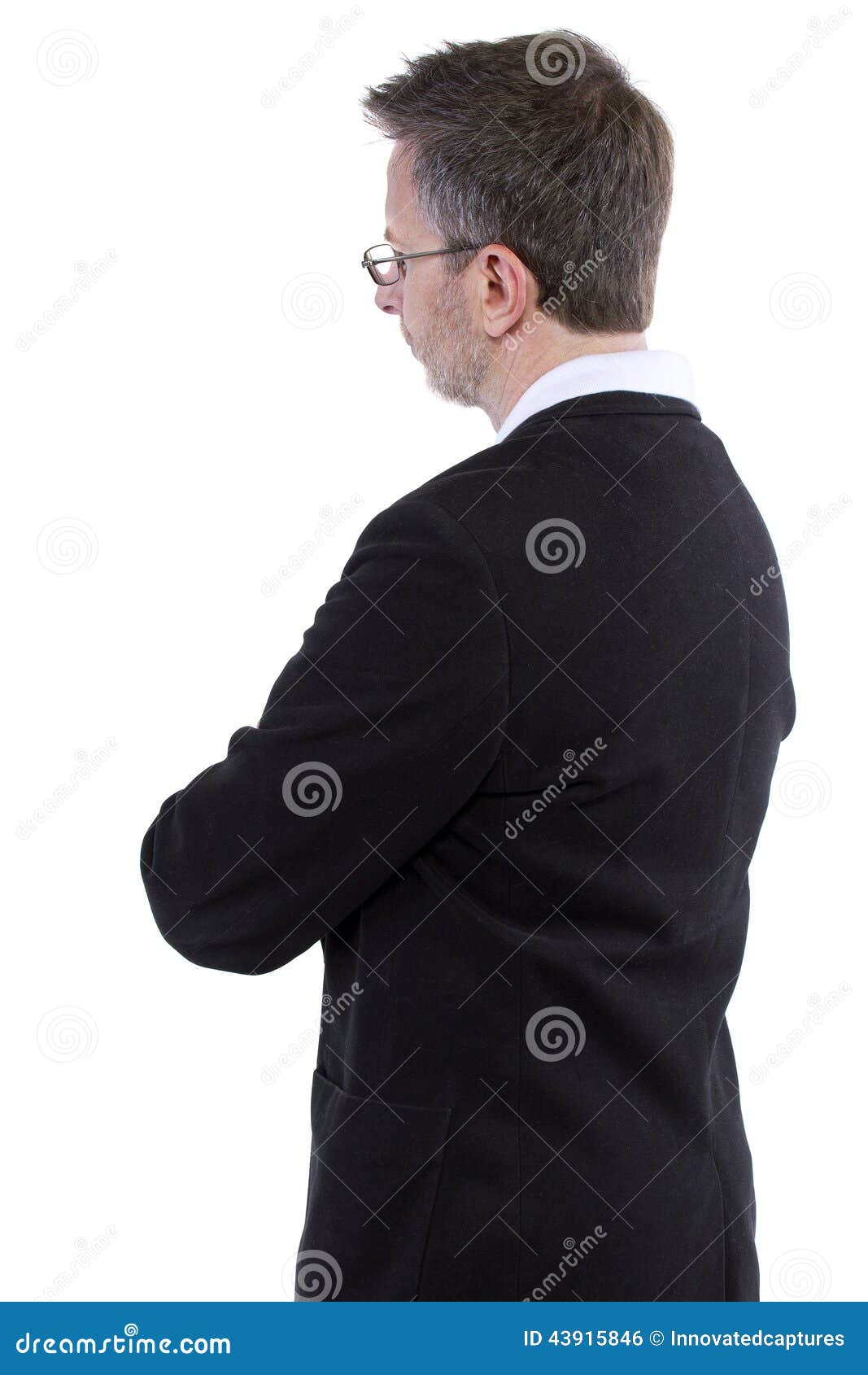 Businessman Side View for Composites Stock Photo - Image of failure ...