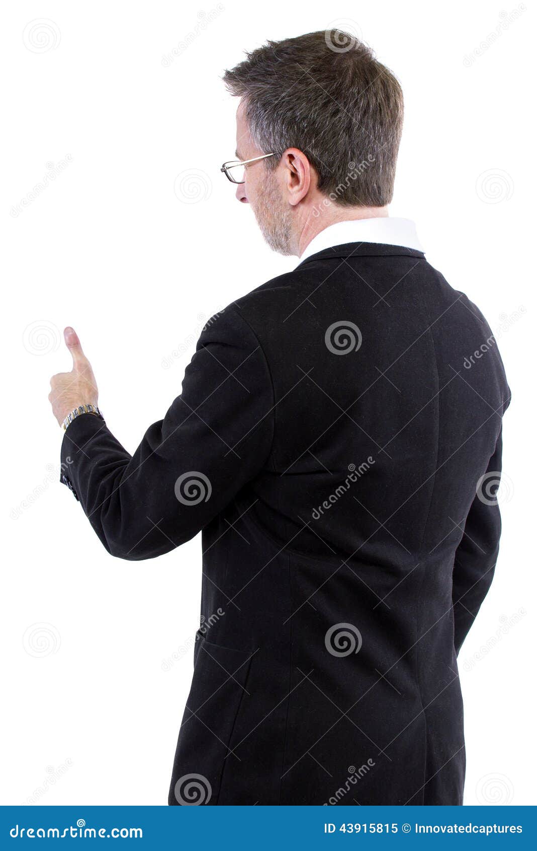 Businessman Side View for Composites Stock Image - Image of confident ...