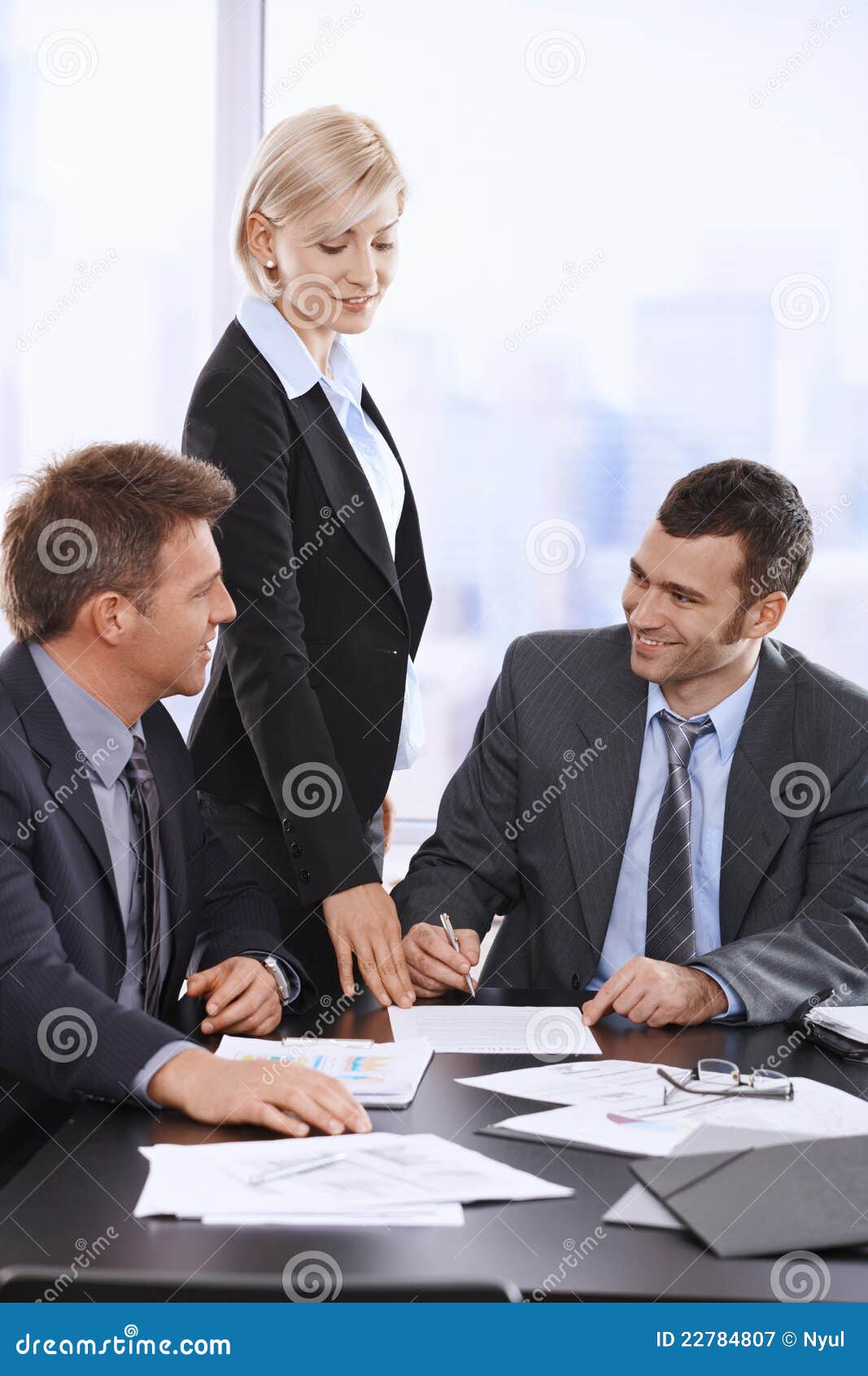 Businessman Signing Contract Stock Image - Image of fourties, contract ...