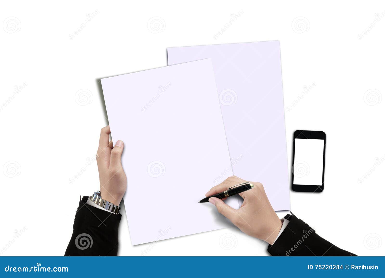 Businessman Signing a Contract on Blank Paper Stock Photo - Image of ... Businessman Signing a Contract on Blank Paper Stock Photo - Image of ...