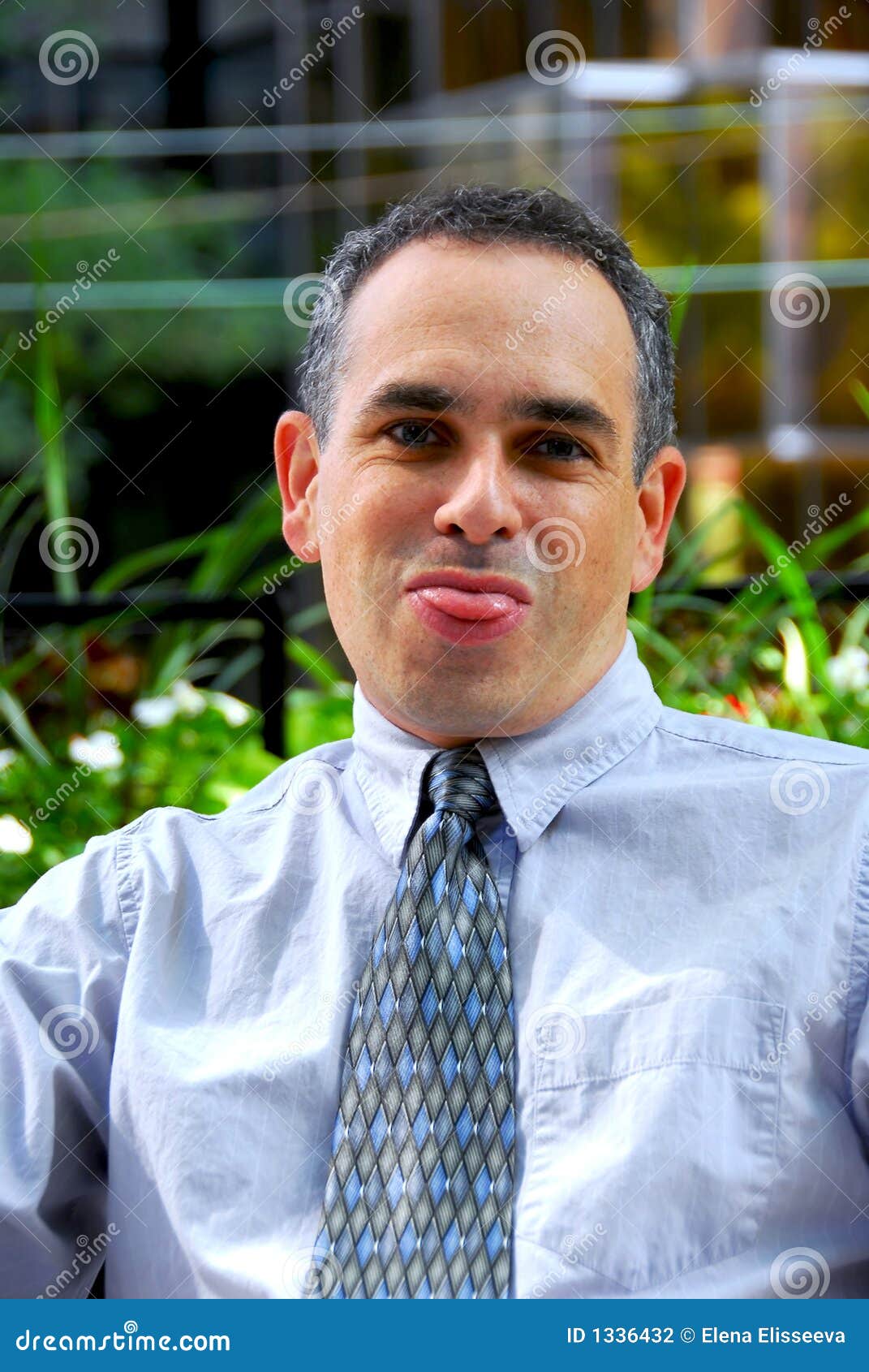 Businessman silly face stock photo. Image of laugh, male - 1336432