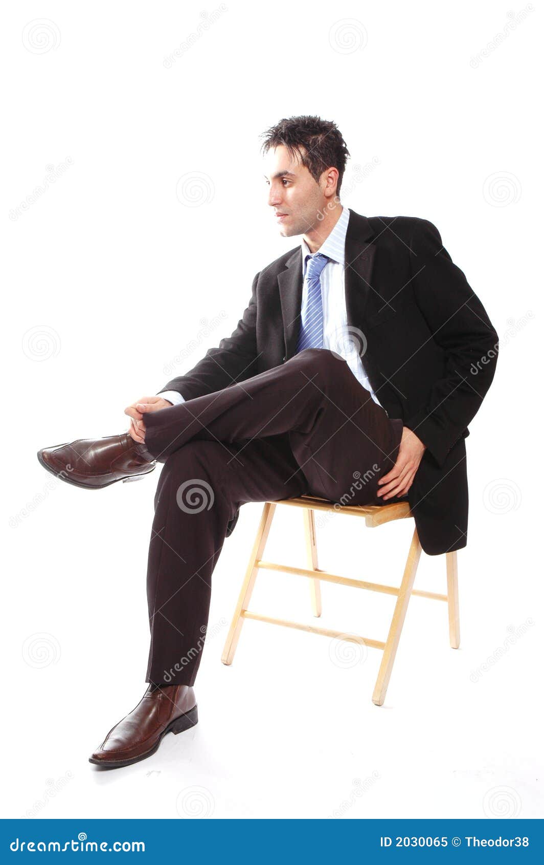 Businessman sitting stock image. Image of work, male, person - 2030065
