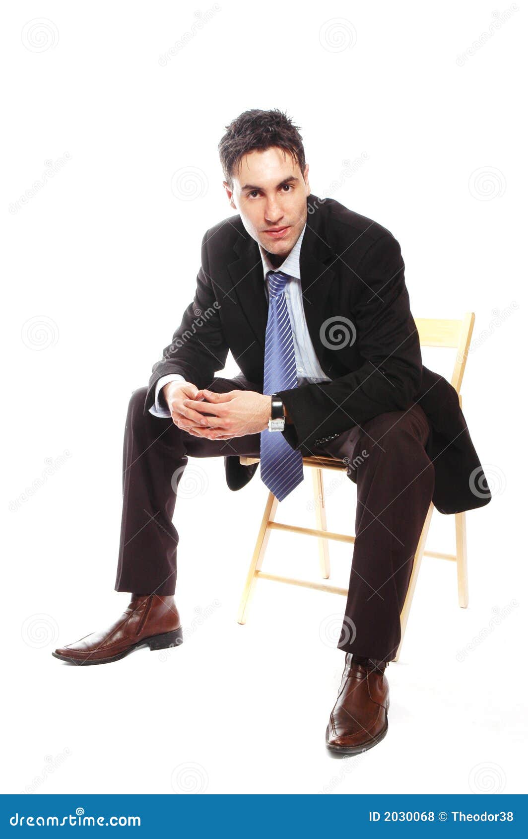 Businessman sitting stock photo. Image of businessman - 2030068