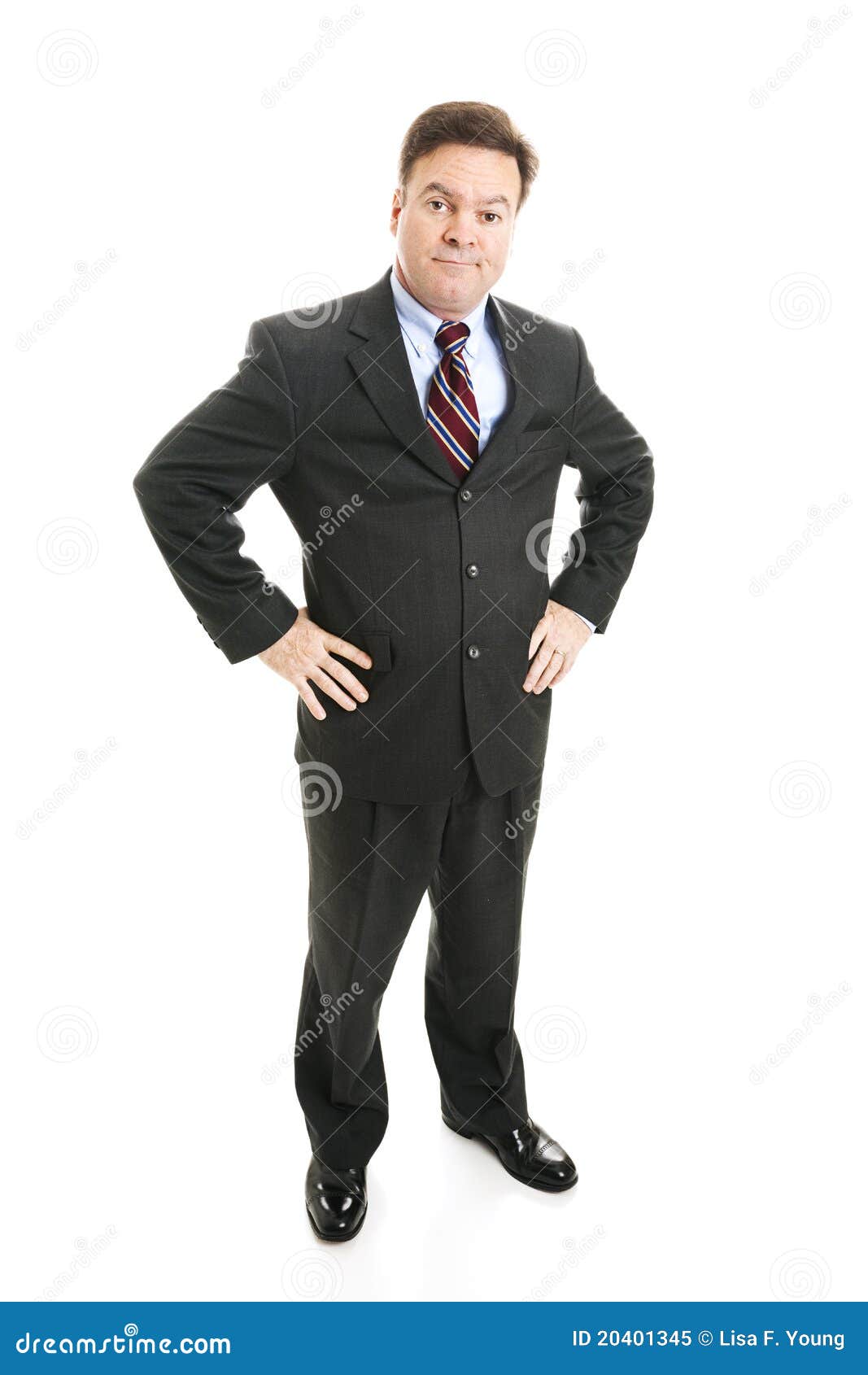 Businessman - Skeptical Boss Stock Image - Image of occupation ...