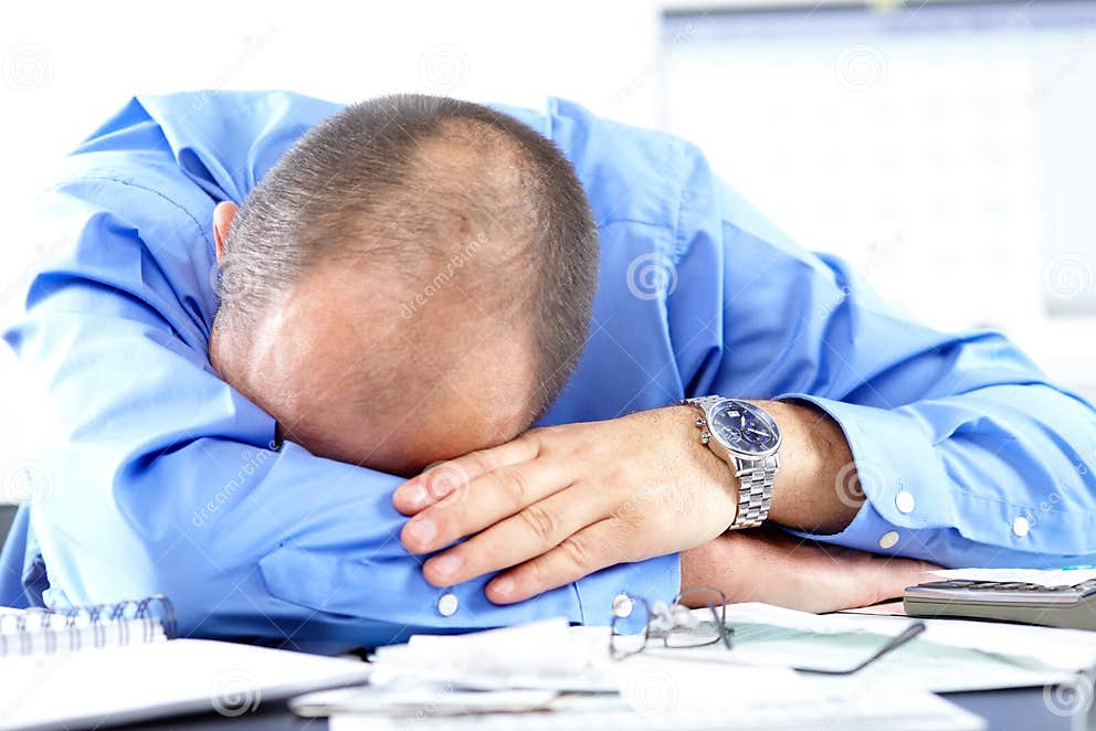 Businessman sleeping stock photo. Image of businessman - 17803958