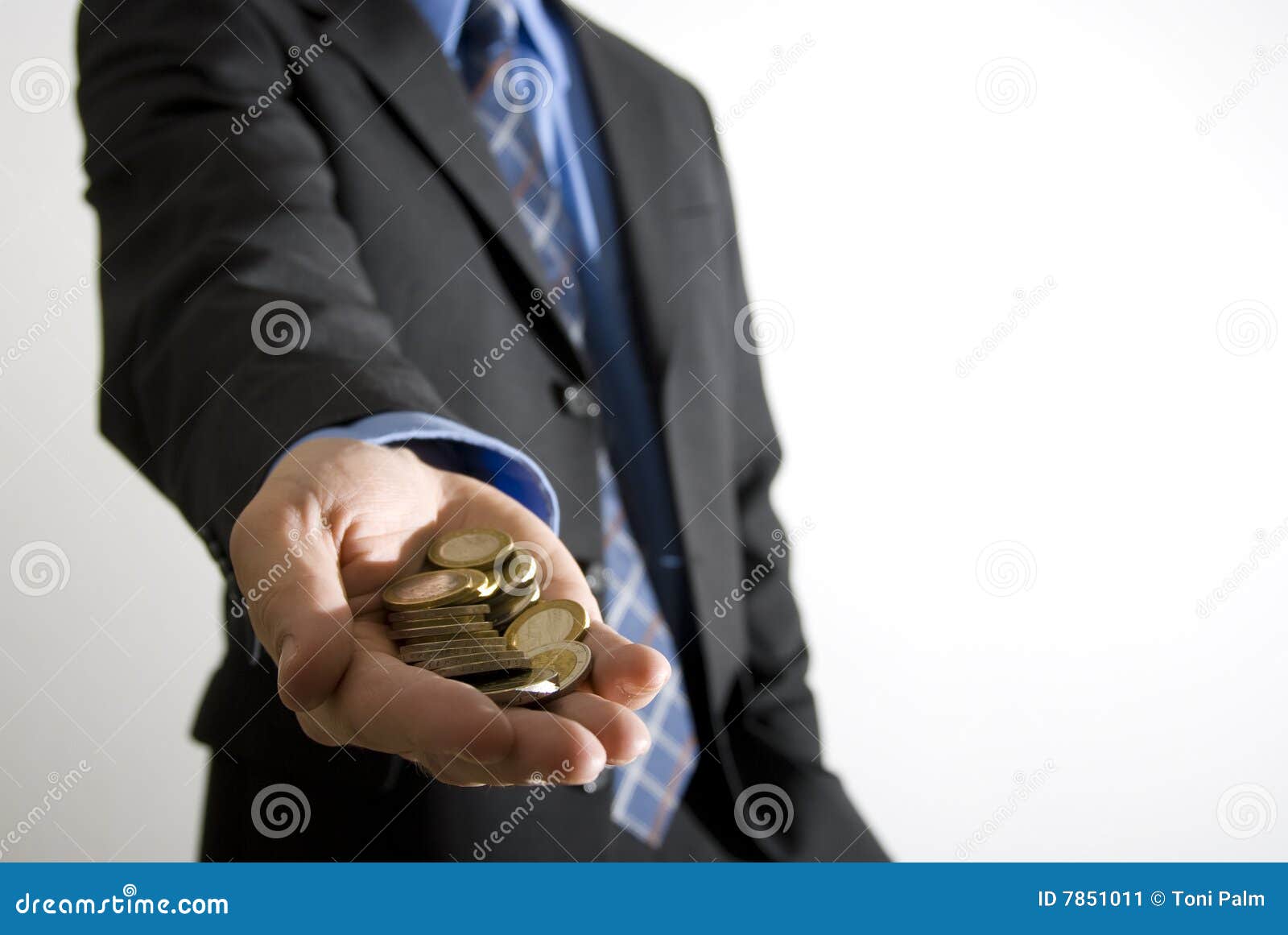 Businessman with Small Money Stock Image - Image of rich, money: 7851011