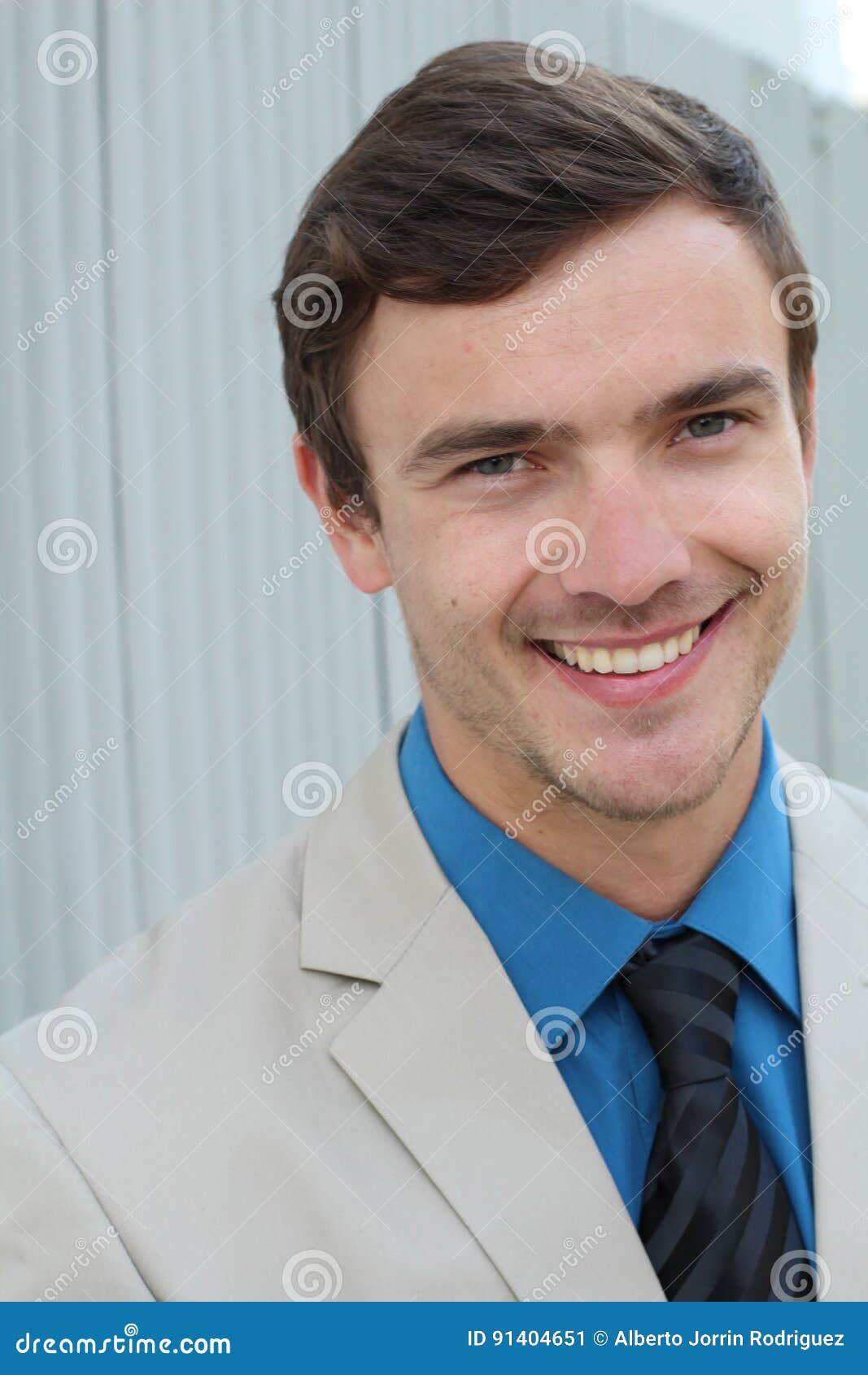Businessman Smiling, Men, Business Stock Image - Image of necktie ...