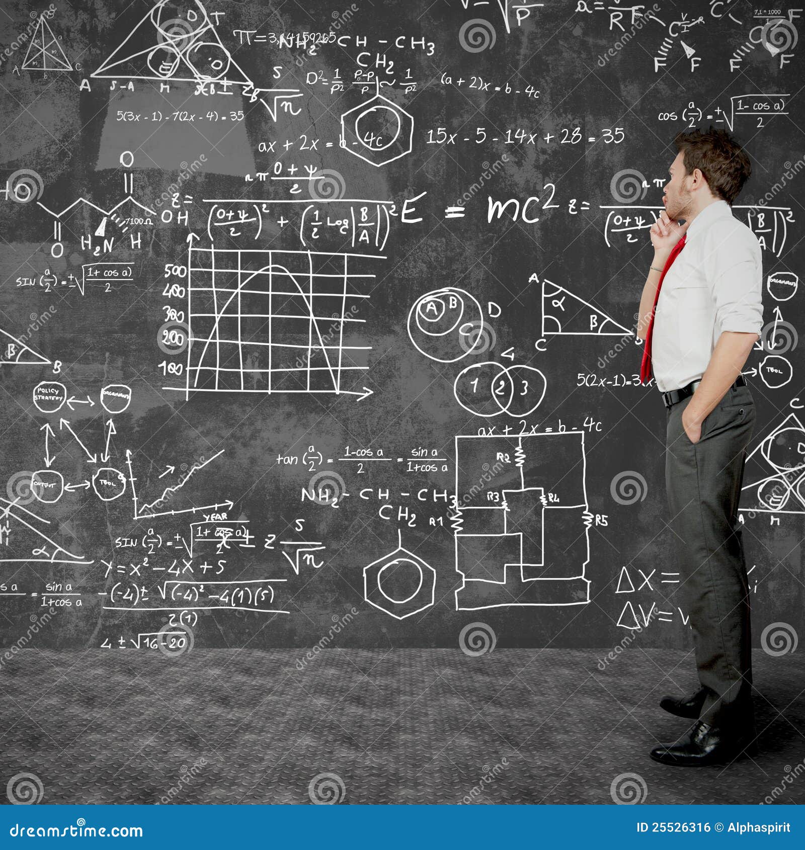 Businessman solve problems stock photo. Image of problem - 25526316