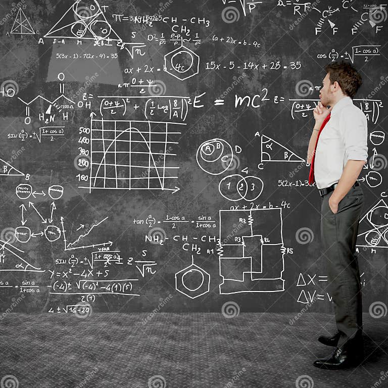 Businessman solve problems stock photo. Image of problem - 25526316