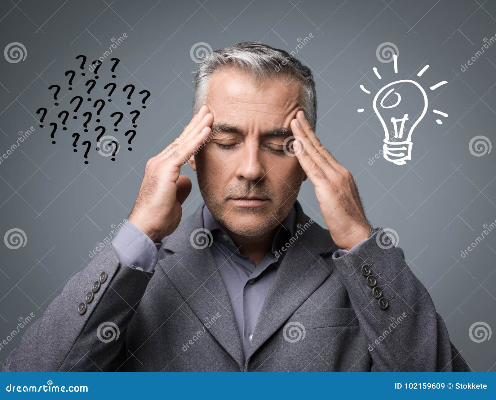 Problem Solving and Creative Solutions Stock Image - Image of ...