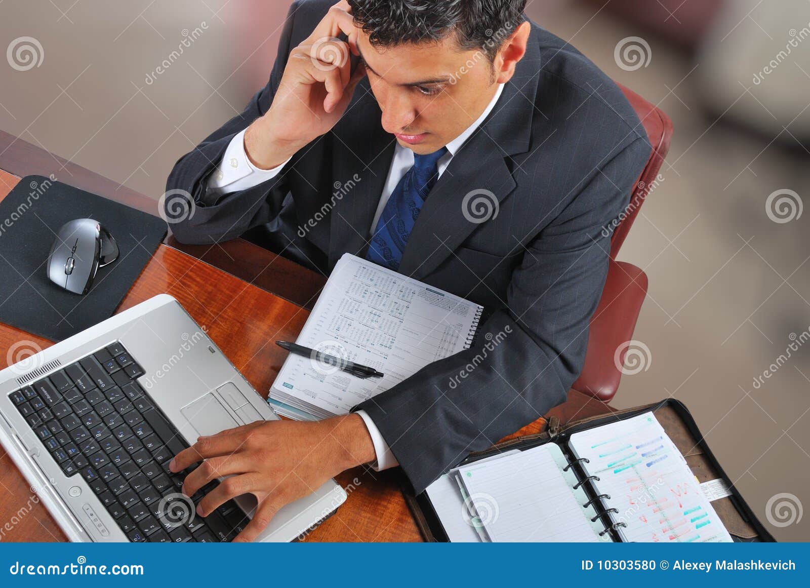 Businessman Speaking Over the Phone Stock Photo - Image of personal ...