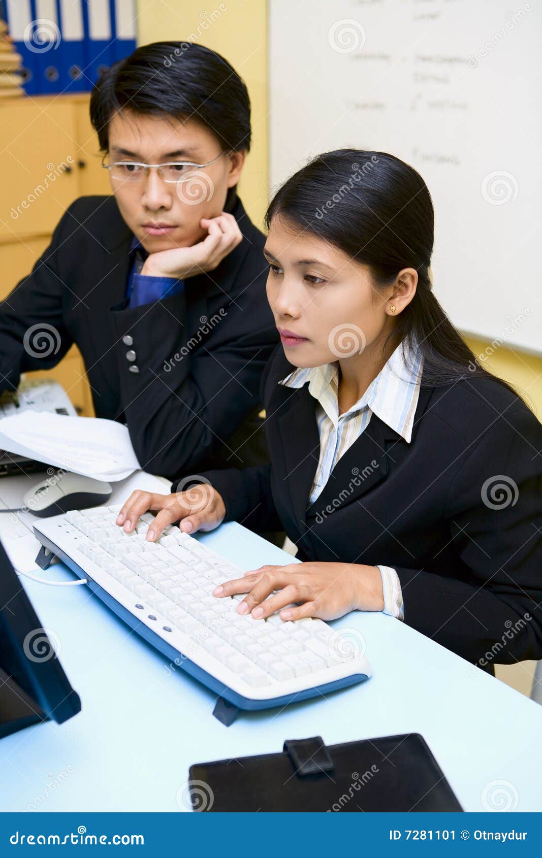 Businessman speechless stock image. Image of expression - 7281101
