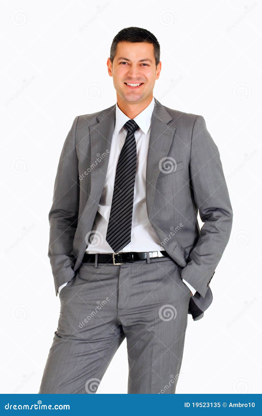 Businessman standing stock image. Image of interior, confident - 19523135