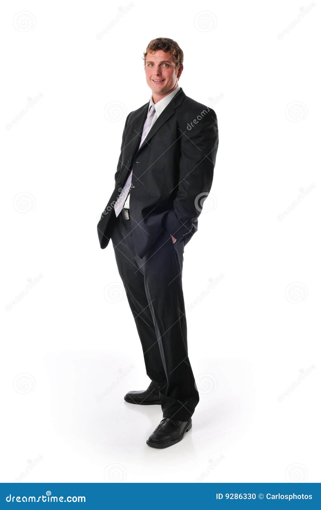 Businessman standing stock photo. Image of employee, satisfied - 9286330