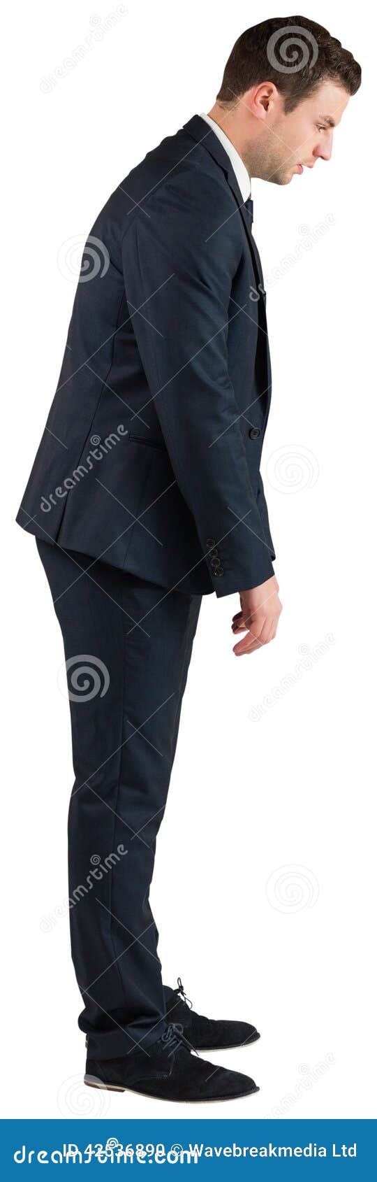 Two Businessman Bowing To Greeting Royalty-Free Stock Image ...