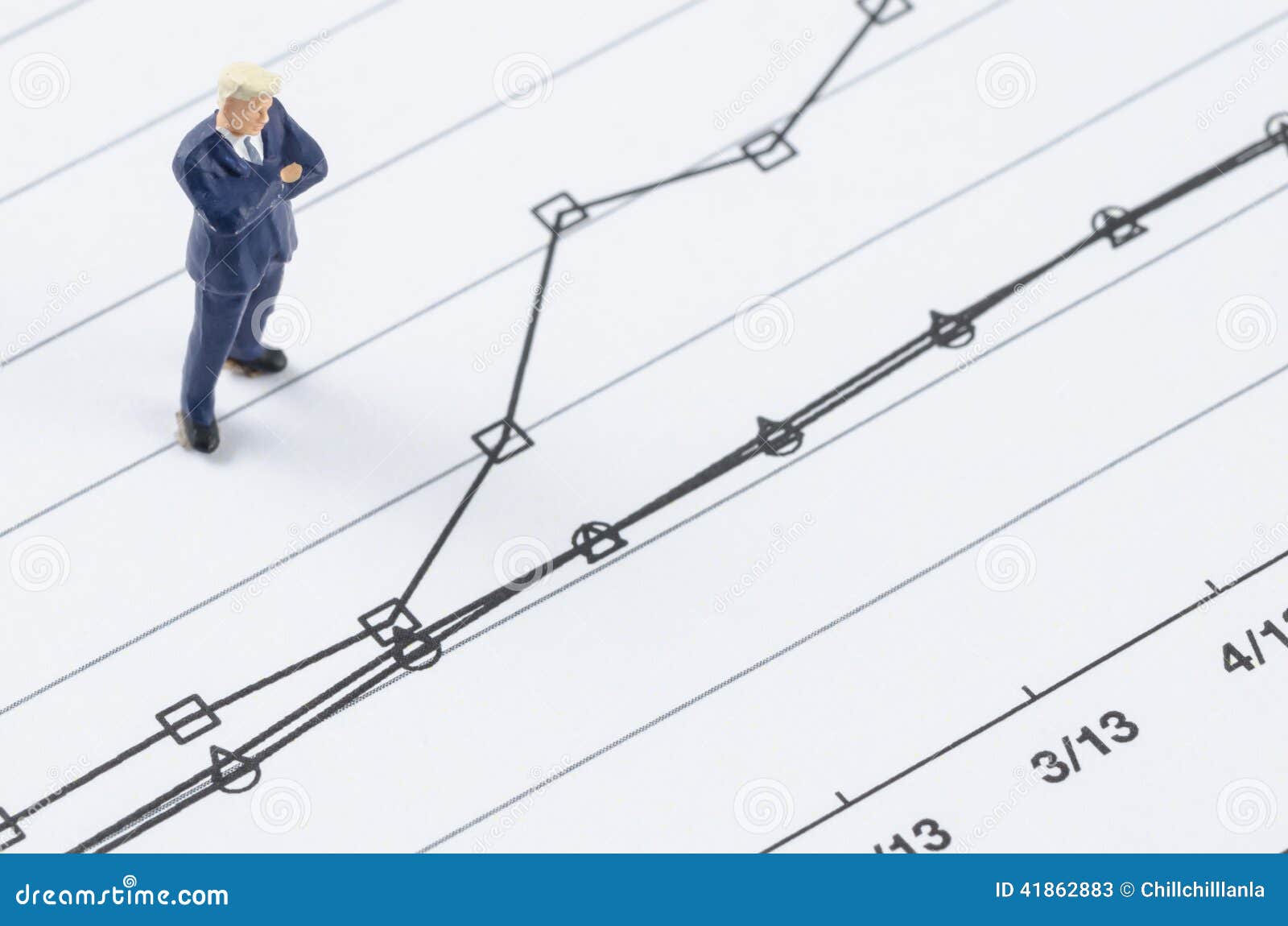 Businessman Standing on the Compare Graph Stock Image - Image of paper ... Businessman Standing on the Compare Graph Stock Image - Image of paper ...