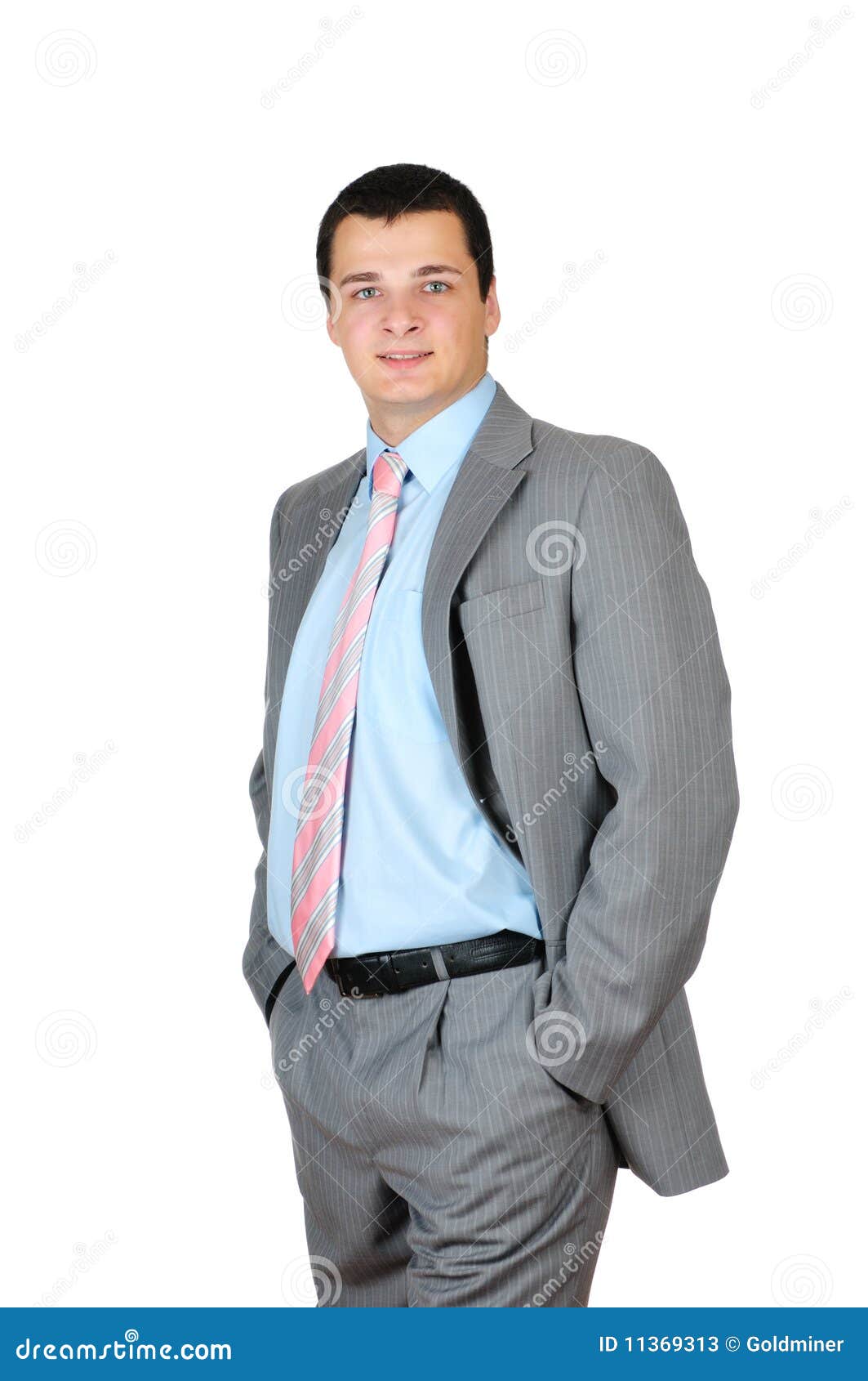 Businessman Standing Confidently Stock Image - Image of fashion ...