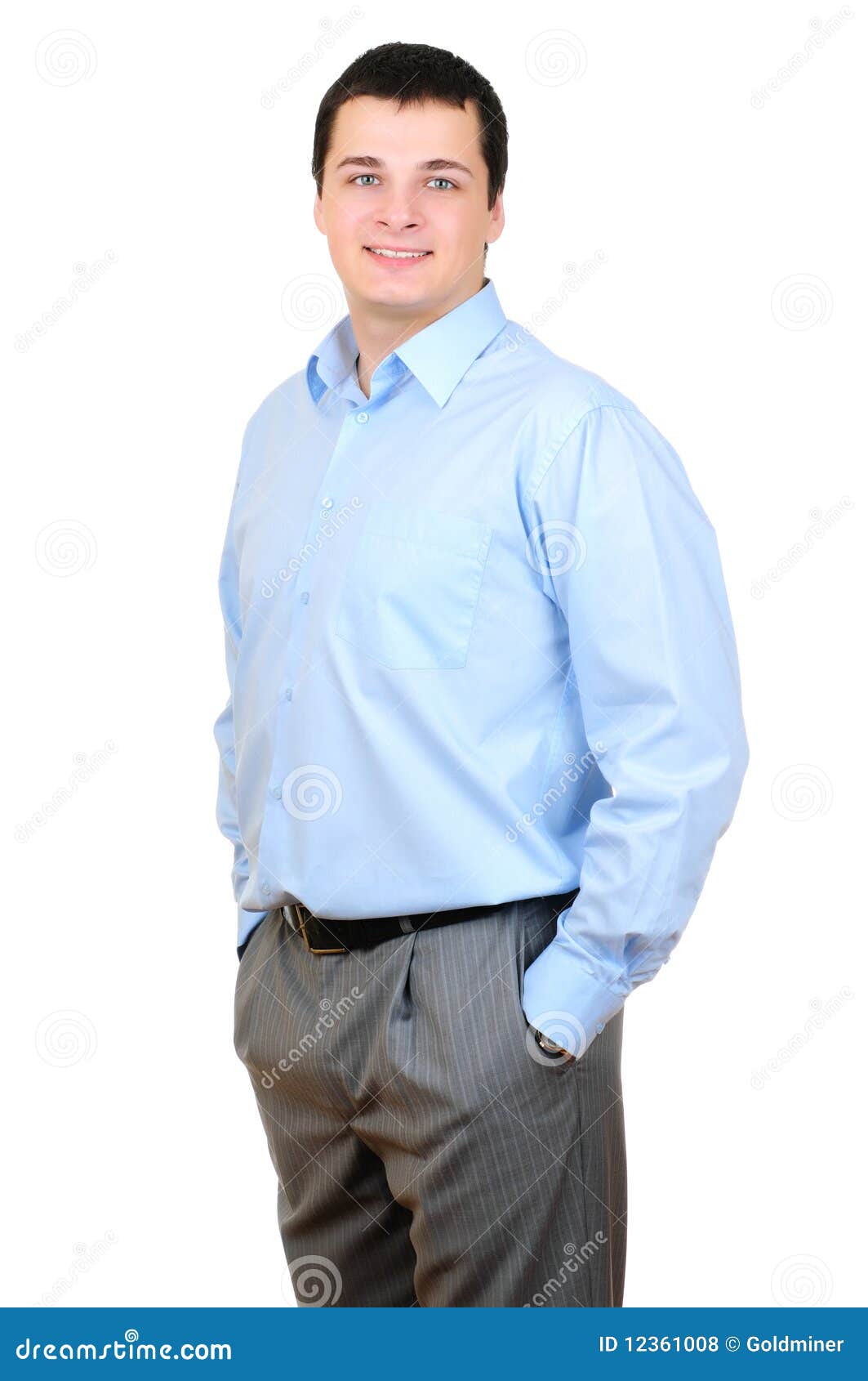 Businessman Standing Confidently Stock Photo - Image of businessman ...