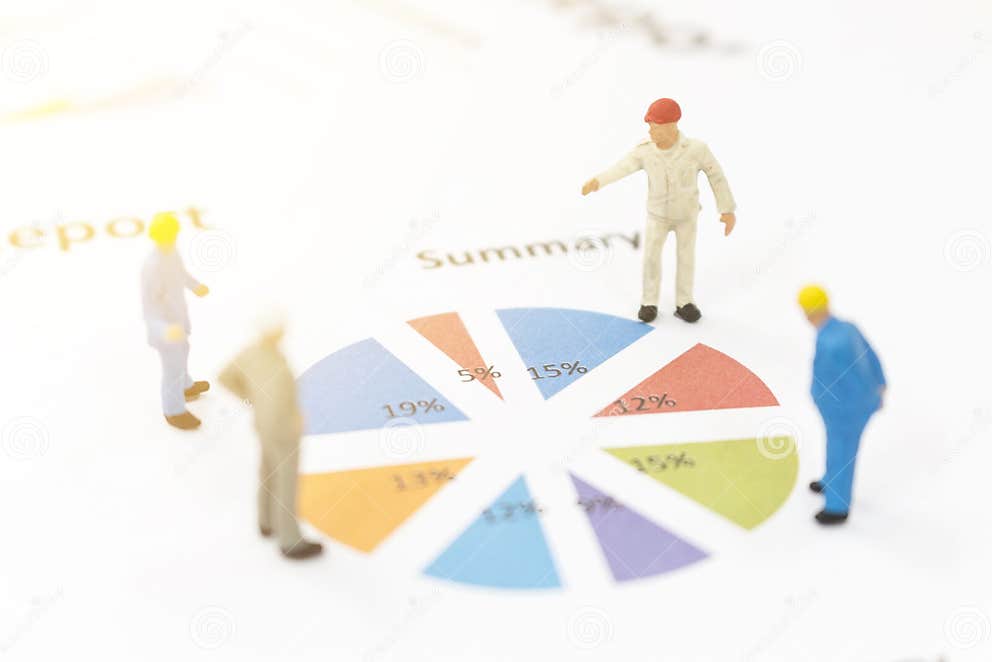 Businessman Standing on a Graph Chart Stock Image - Image of people ...